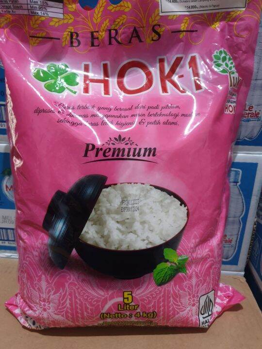 Beras Hoki Pink , Beras Premium ,Kemasan 4 Kg | Lazada Indonesia