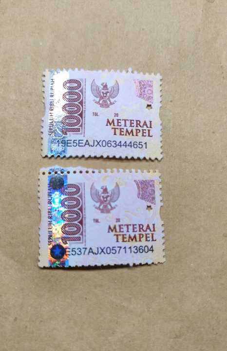 materai 10000 paket 100 pics | Lazada Indonesia