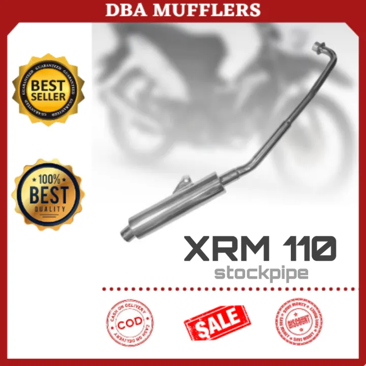 XRM 110 Stock - Honda - Stainless - Muffler - Exhaust for Motorcycle ...