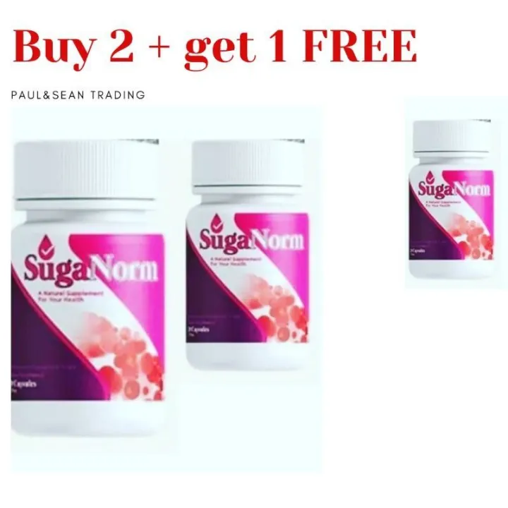 Buy 2 Get 1 Free Promo Original Suganorm 20Capsules | Lazada PH