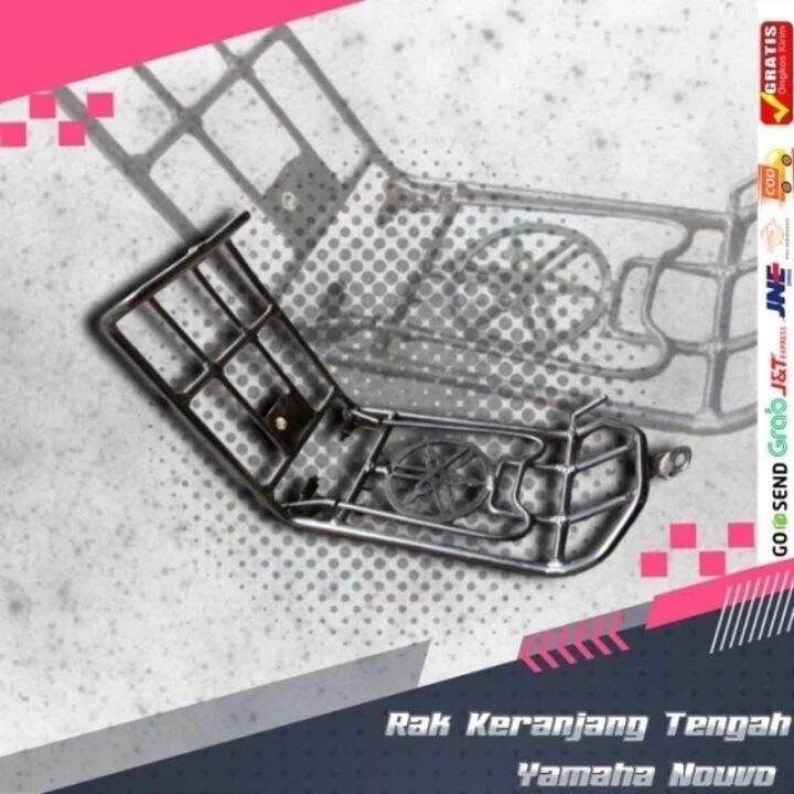 rak keranjang tengah motor YAMAHA NOUVO Z logo yamaha | Lazada Indonesia