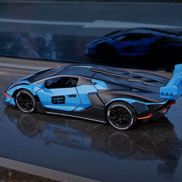 LEO 1:32 Lamborghini SCV12 Supercar Diecast Metal Car Model Toy Cars ...