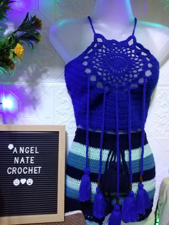 Crochet Top & Short inspired by Shyler | Lazada PH