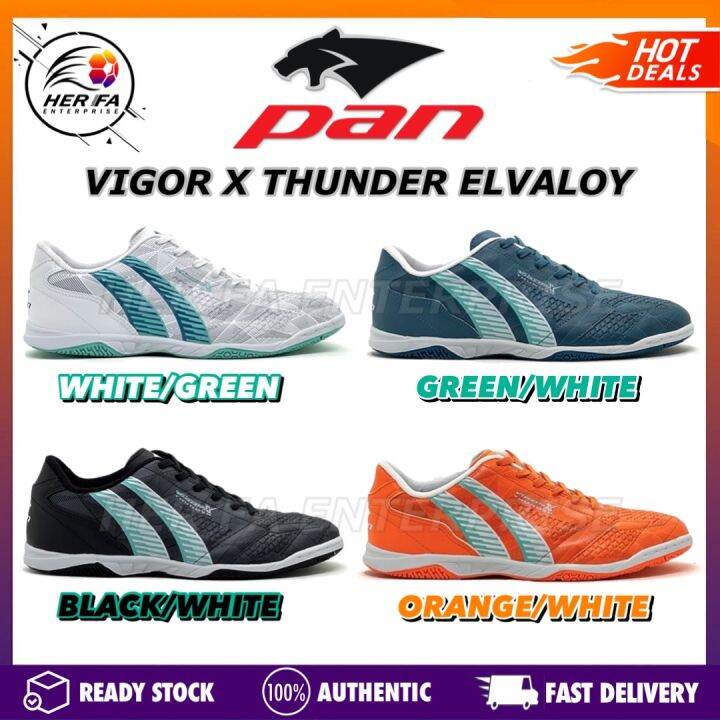 PAN Vigor X Thunder Elvaloy Futsal Shoes 100%ORIGINAL Made In Thailand ...