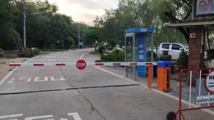 HIP CMW1026 ไม้กั้นรถยนต์ความยาว 6 ม. ชุดเริ่มต้น ยกด้วยรีโมท และสวิทซ์ ป้องกันไม้กั้นตีรถด้วย ...