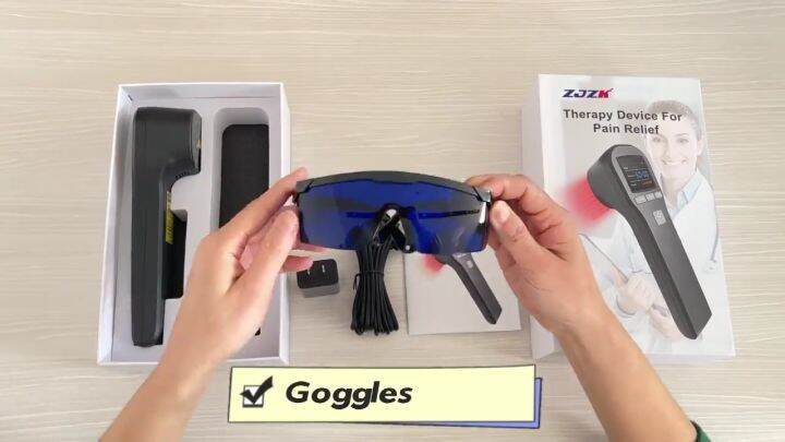 ZJZK 650nm 808nm Portable LLLT Cold Laser Level Therapy Treatment ...