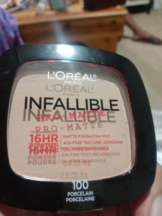 PORCELAIN L'OREAL PARIS INFALLIBLE PRO-MATTE 16HR POWDER | Lazada Indonesia