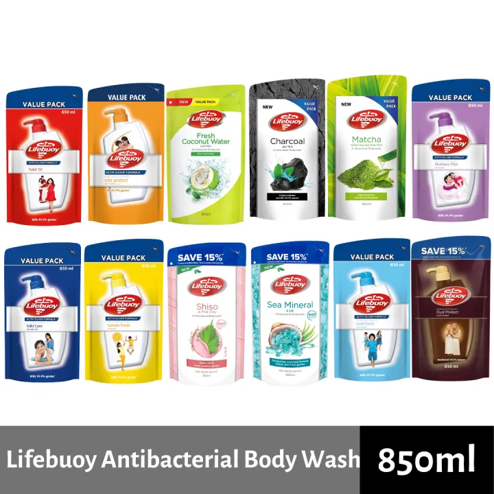 Lifebuoy Body Wash Refill Pack 850ml | Lazada