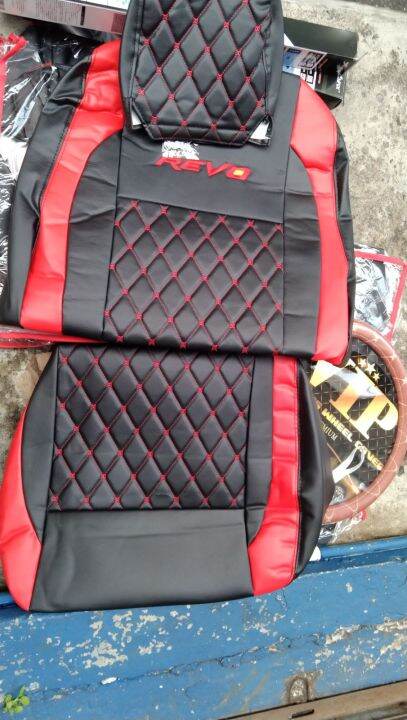 ชุดหุ้มเบาะ toyota revo ตรงรุ่น ลาย5D 2 ประตู 1 คู่ ซ้าย + ขวา สวมทับ ...