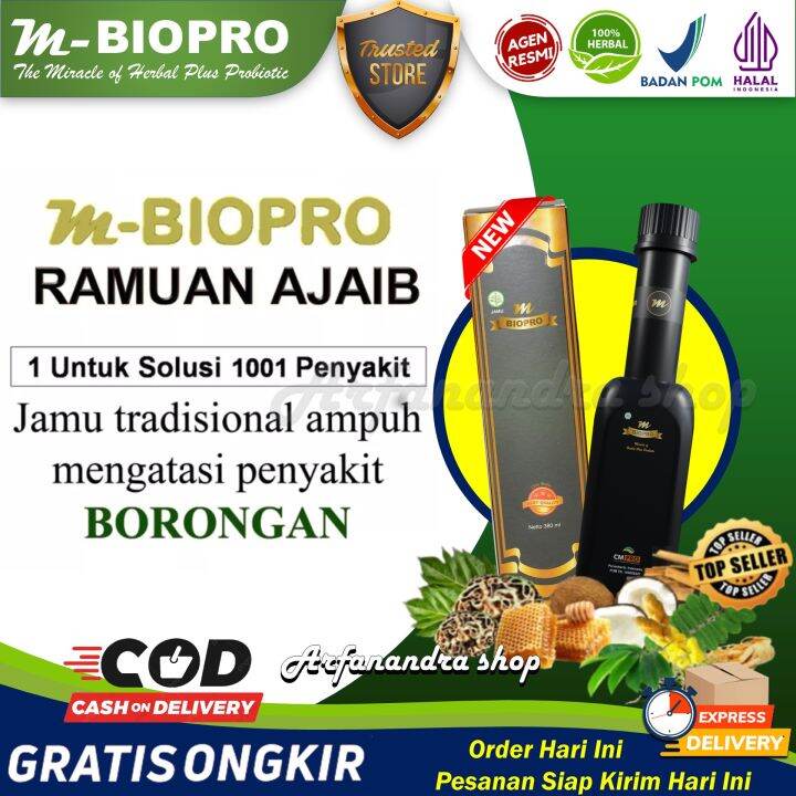 M Biopro Mbiopro Obat Herbal Asli Halal 100% Original Kemasan Terbaru ...