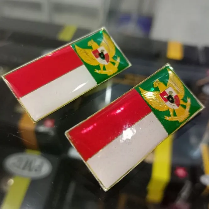 Pin MPG Hijau | Pin Bendera Merah Putih Garuda Hijau | Lazada Indonesia