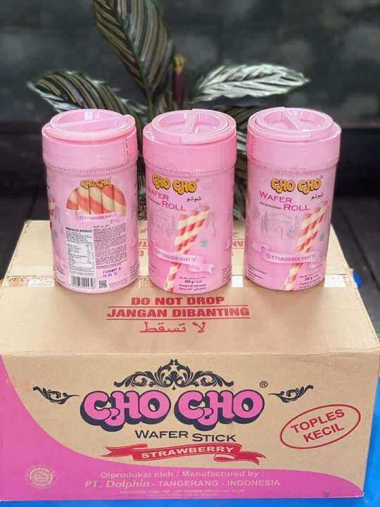 CHO CHO WAFER ROLL STRAWBERRY 260 GR | Lazada Indonesia