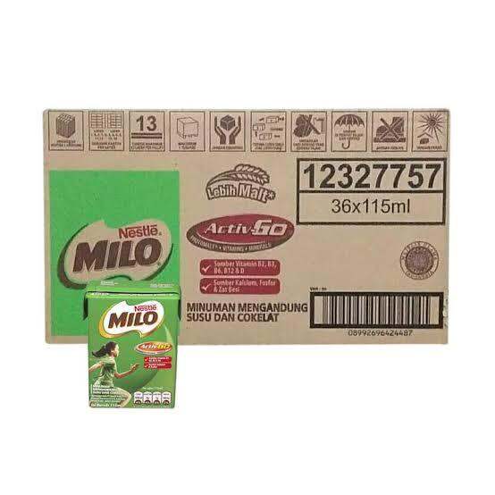 milo activ-go uht 110 ml - 1 carton | Lazada Indonesia