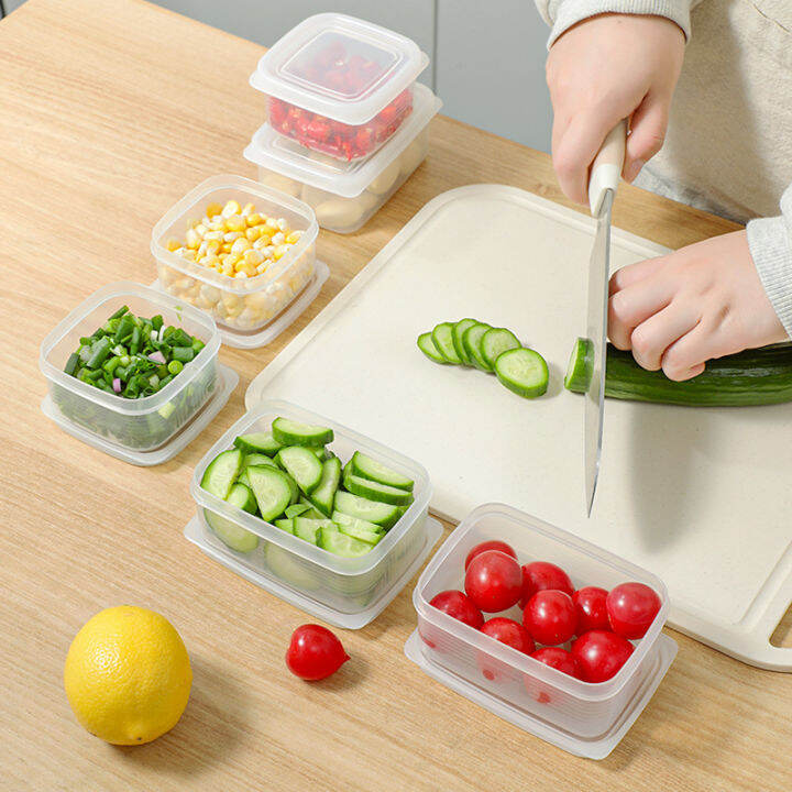 Refrigerator Storage Box Frozen Meat Sub-grid Small Box Frozen Fresh ...