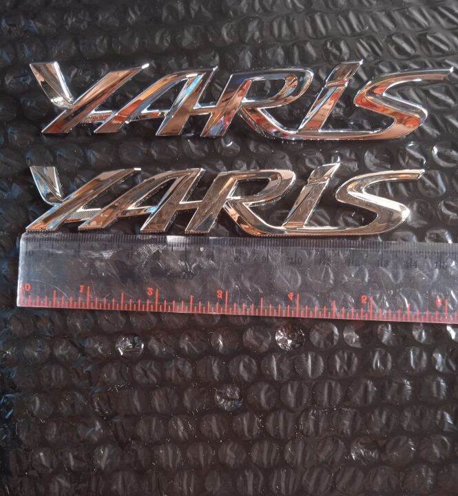 emblem logo tulisan toyota yaris original | Lazada Indonesia