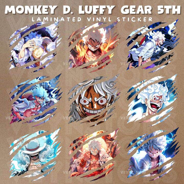 BUY 3 GET 1 ONE PIECE MONKEY D LUFFY GEAR 5 | SUN GOD NIKA | JOY BOY ...