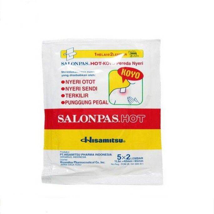 Koyo Salonpas Merah Hot Koyo Panas per sachet isi 10 lembar untuk ...