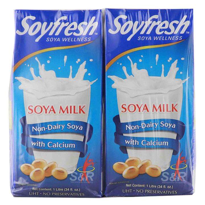 Soyfresh Soya Milk 1L x 4 | Lazada PH
