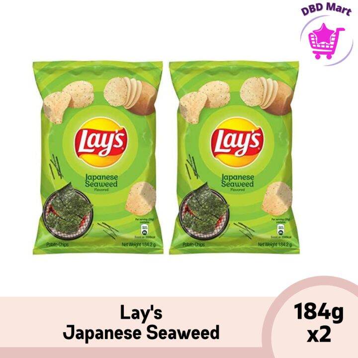 Lay's Japanese Seaweed 184g x2 | Lazada PH