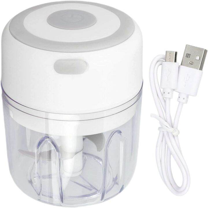 พร้อมส่ง/ Ht 168 Shop / ที่บดกระเทียมไฟฟ้า เครื่องบดสับอาหาร แบบชาร์จ ...
