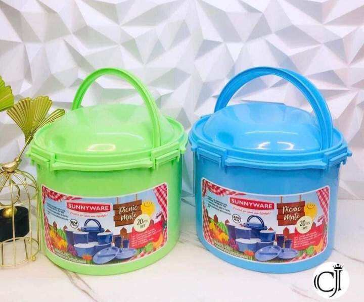 Sunnyware Picnic Mate 2in1 Good Storage Set | Lazada PH