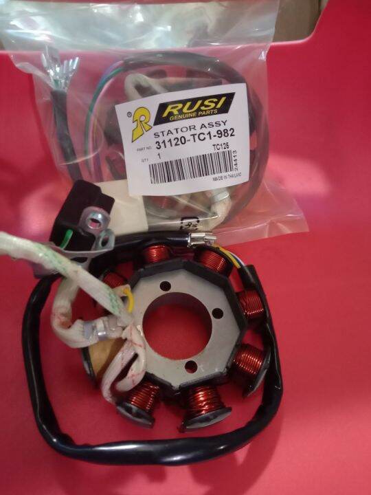 RUSI genuine part STATOR COIL assy for(RUSI TC125 battery operated ...