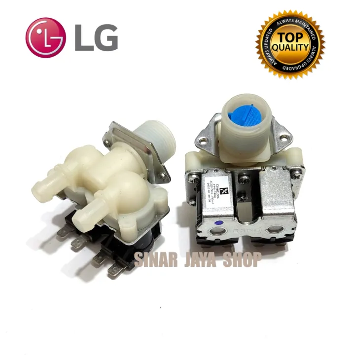 WATER INLET SELENOID VALVE 2 INLET MESIN CUCI LG FRONT LOADING | Lazada ...
