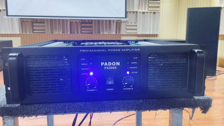 PADON Professional amplifier, two channel, 18 inch subwoofer, suitable for outdoor and indoor ...