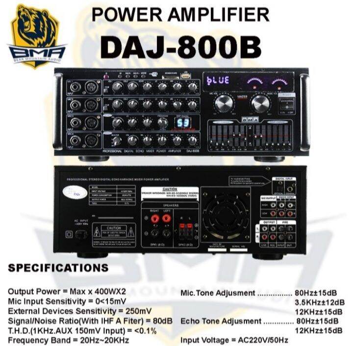 Power Amply BMA DAJ-800B | Lazada Indonesia