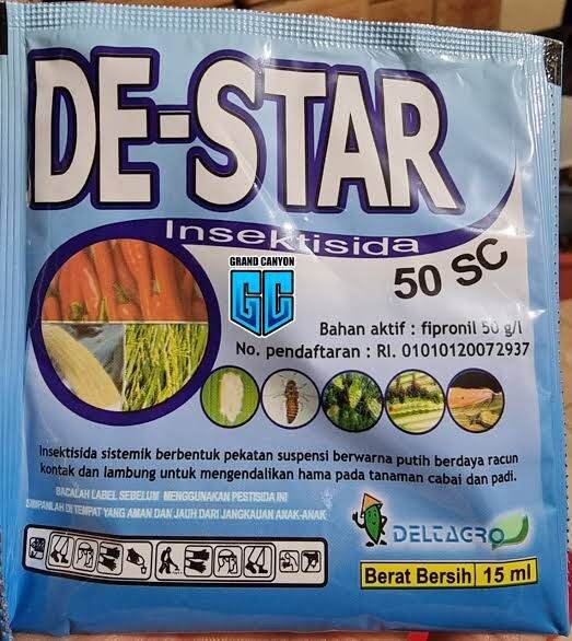 RACUN SEMUT DESTAR DE-STAR 15ml SACHET ULAT SERANGGA KUTU KEBUL THRIPS ...