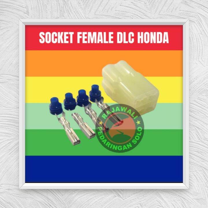 SOKET DLC FEMALE 4 PIN MOTOR HONDA SOKET OTOMOTIF | Lazada Indonesia