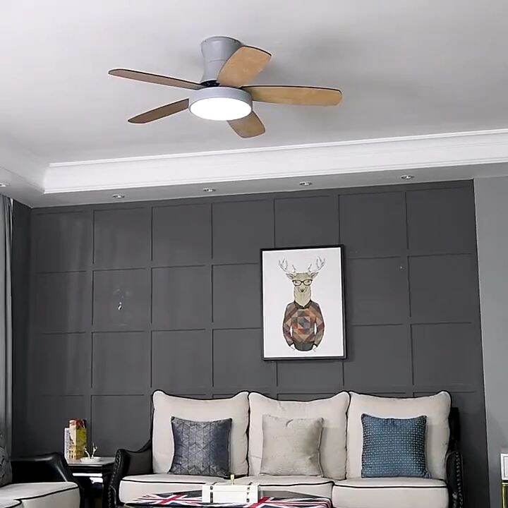 Gogeous ceiling fan with light modern big ceiling fan heavy duty silent ...