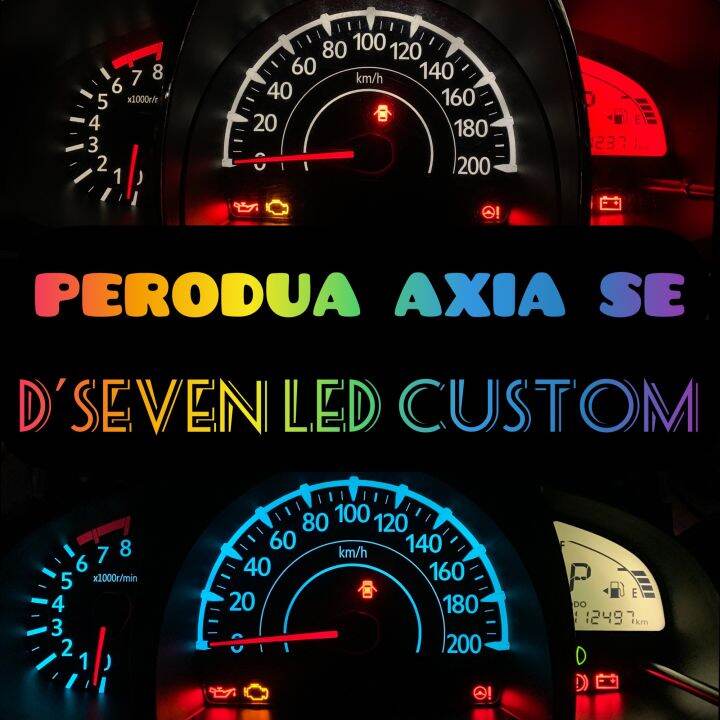 LED METER PERODUA AXIA | Lazada