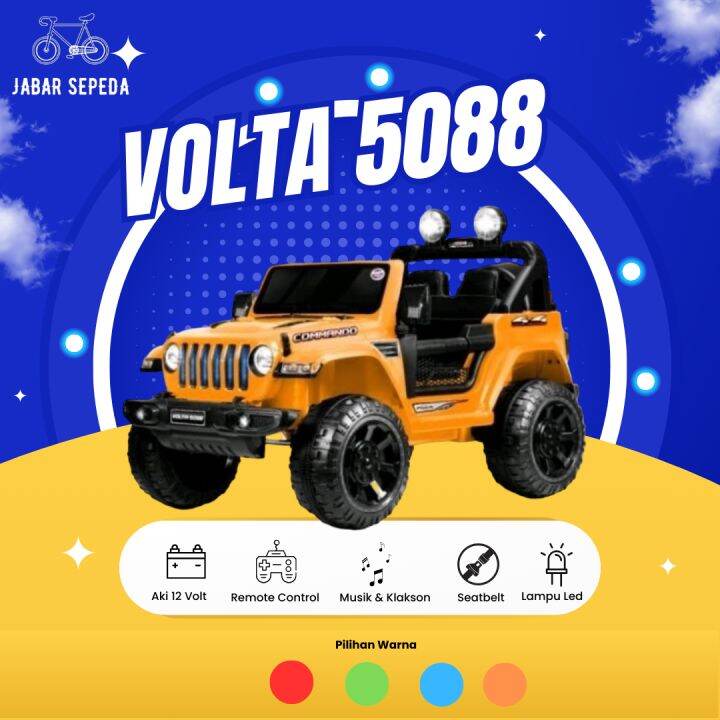MOBIL AKI 5088 Mobil Mainan Anak SHP VOLTA COMMANDO | Lazada Indonesia