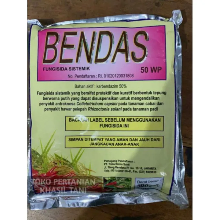 BENDAS 50 WP Fungisida Sistemik Netto 500g - Trida Kimia Sakti | Lazada ...