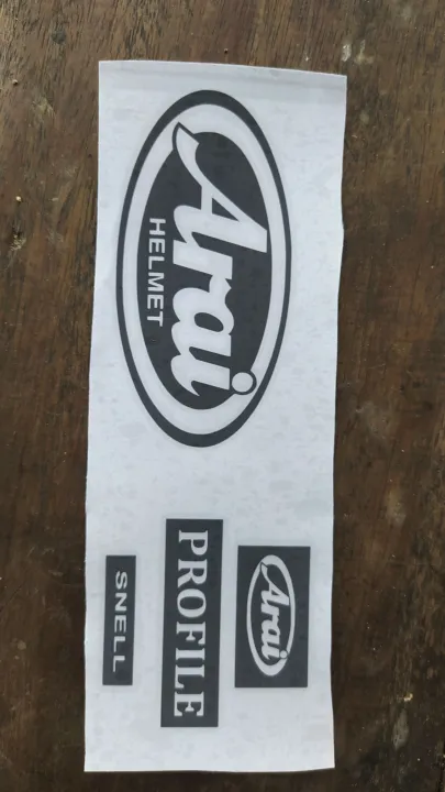 mall sticker repaint helm logo Arai Profile | Lazada Indonesia
