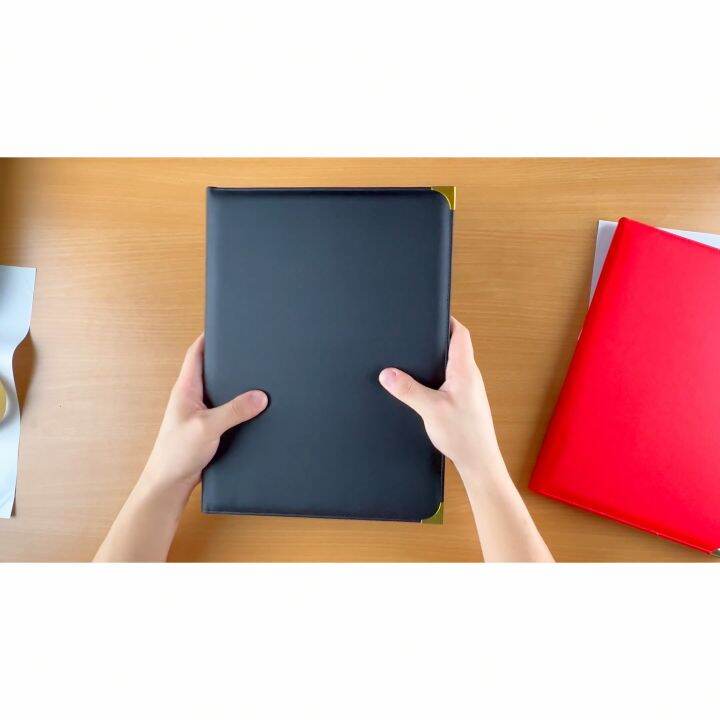 PU A4 Seminar Folder Paper Document Bag File Clipboard Multipurpose ...