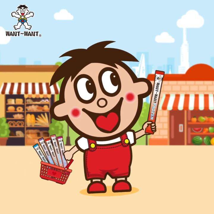 1kg Cây Bòn Bon Kem Đá Want Want Đài Loan - Kem đá tuổi thơ mix nhiều ...