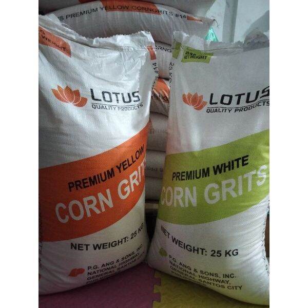 25kg #14 White and Yellow Corn Grits Bugas Mais gluten free | Lazada PH