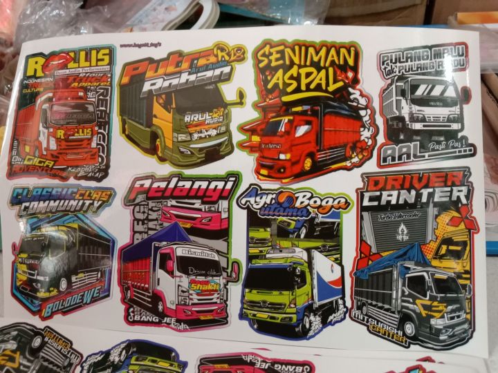 1 LEMBAR SETIKER TEMPELAN TRUK OLENG | Lazada Indonesia