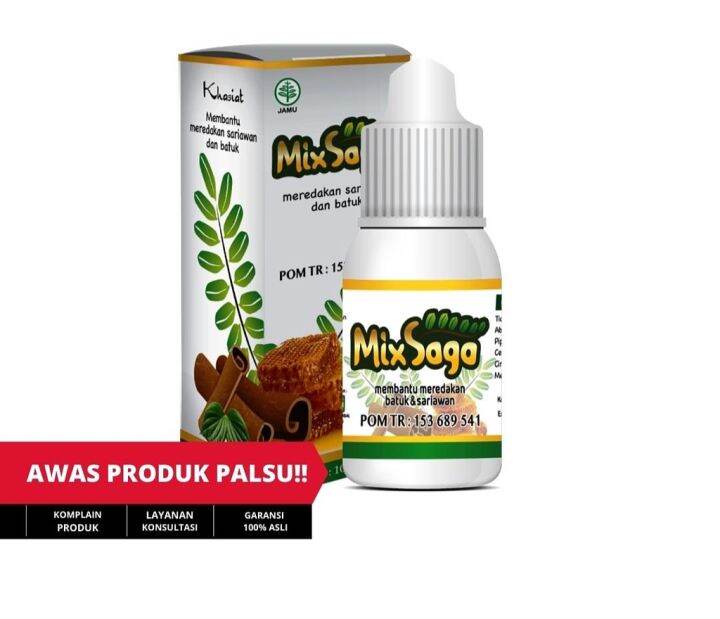 Mix Saga Obat Batuk & Sariawan | Lazada Indonesia