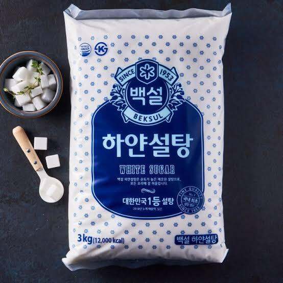 White Sugar 3kg (Korean No.1 Sugar- Beksul Refined Sugar) | Lazada PH