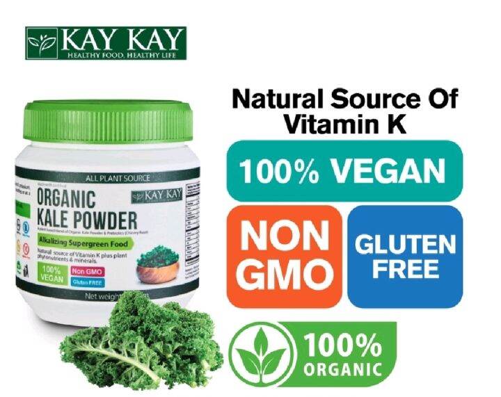 KAY KAY Organic Kale Powder 150g | Lazada
