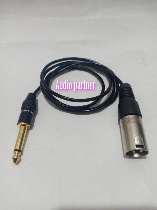 KABEL AUDIO CANON XLR MALE KE JACK AKAI 6,5MM PANJANG 15 METER | Lazada ...