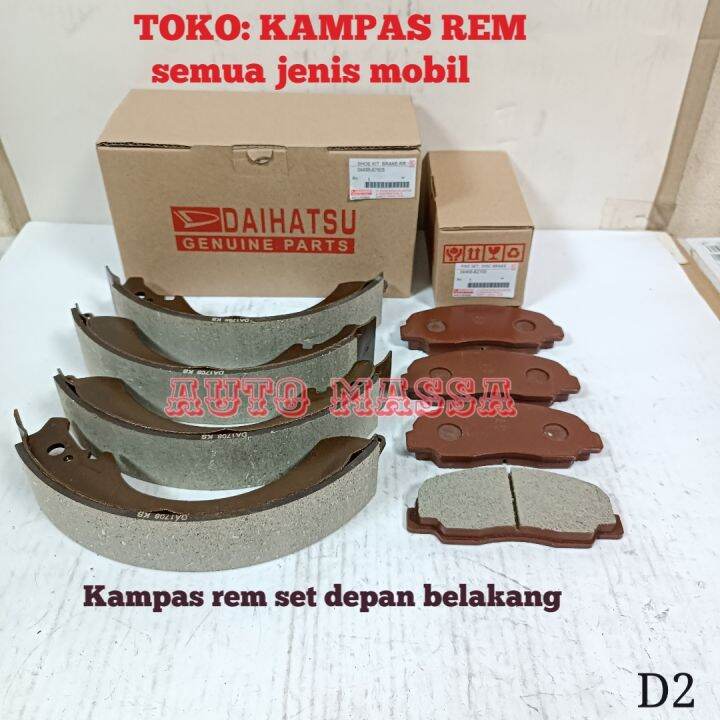 KAMPAS REM SET TAFT GT FEROSA HILINE KOMPLIT DEPAN BELAKANG TAFT GT FEROSA | Lazada Indonesia