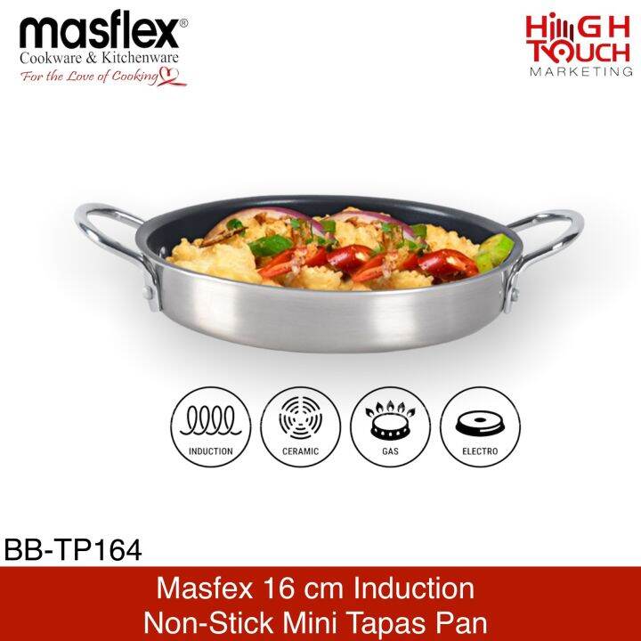 Masflex 16 cm Induction Non Stick Mini Tapas Pan | Lazada PH