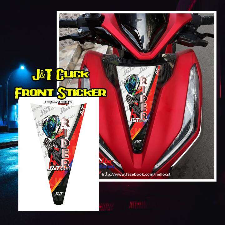J&T EXPRESS "front sticker for Honda Click v2 | Lazada PH