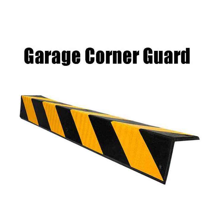 Heavy Duty Rubber Corner Guard Reflectorized Guard For Garage Parking ...