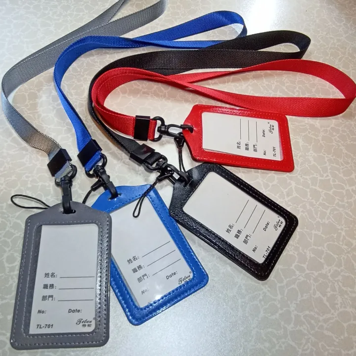 Lanyards Tanda Kad Nama Tali Leher 名片卡片挂绳颈带 Name tag Name Card Lanyard ...