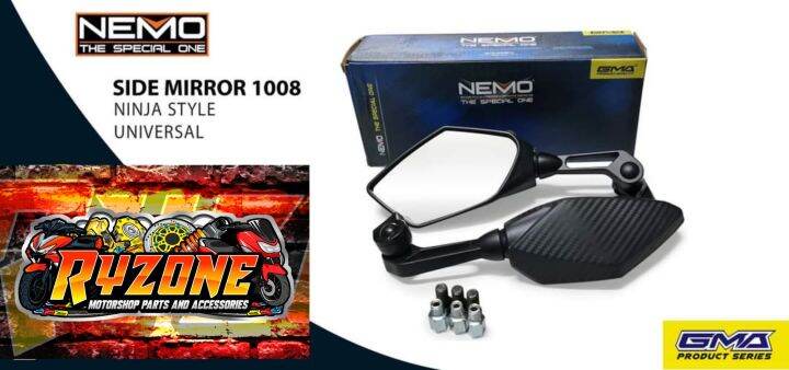 Orig Nemo Ninja Side Mirror / Nemo Ducati V2 | Lazada PH